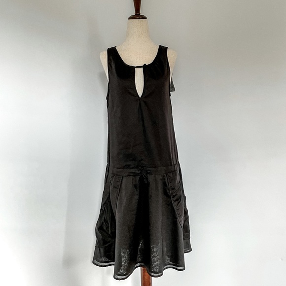 Tysa | Dresses | Nwt Tysa Gathered Pocket Drawstring Black Whimsigoth ...